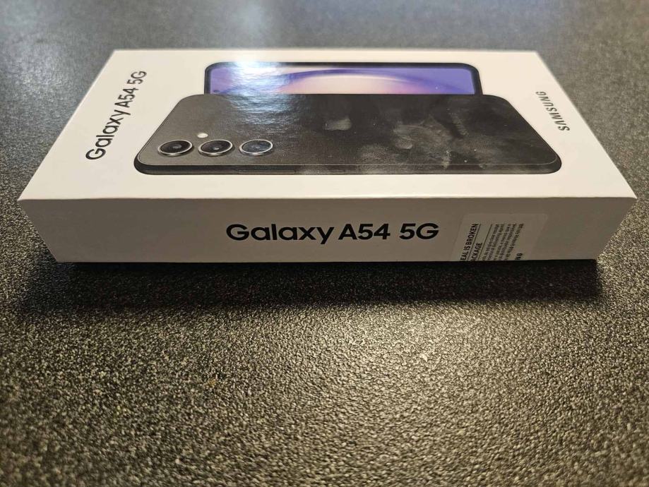 Samsung Galaxy A54 5G (SM-A546B/DS) 8 GB / 256GB Graphite, novo, DU
