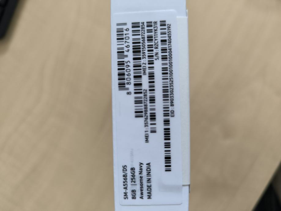 Samsung Galaxy A55 5G SM-A556B – Awesome Navy, 8GB RAM, 256GB memorija