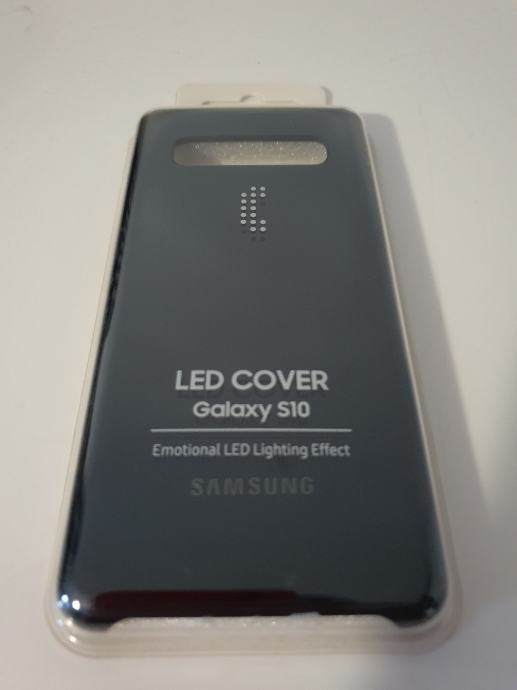 Original Samsung S10 LED Cover maskica crna