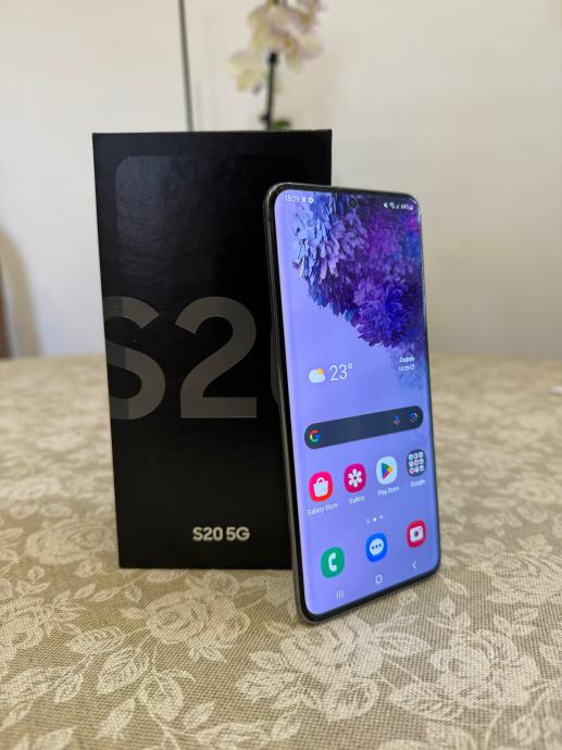 Samsung Galaxy S20 - 128GB - Sivi