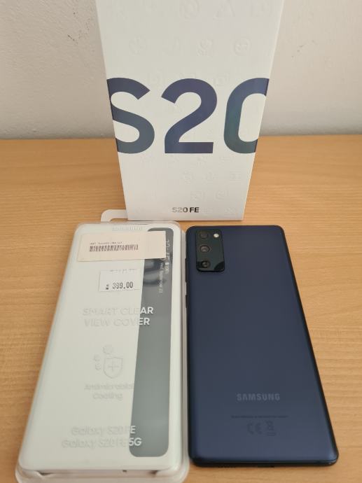 SAMSUNG GALAXY S20 FE BLUE DUOS 128GB★NOVA SMART CLEAR VIEW MASKICA!!!