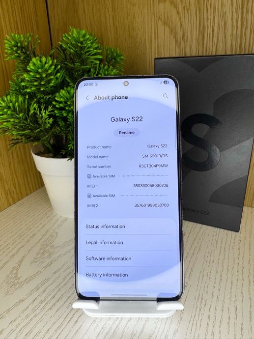 Samsung S22 - 128GB Phantom Black