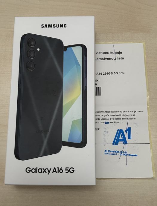 SAMSUNG A16 5G, 8/256GB, Novi, Jamstveni list, VŽ