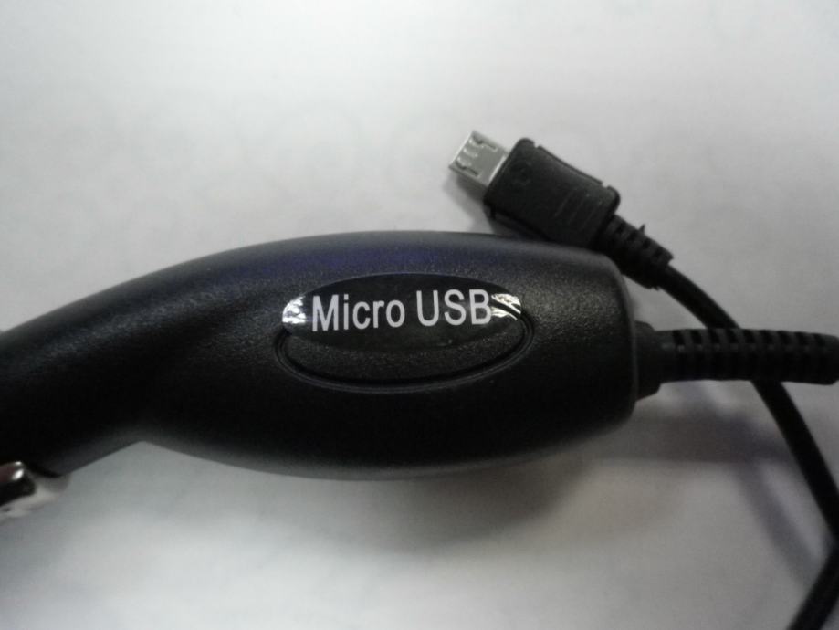 Samsung Galaxy S2, auto punjač, Micro USB