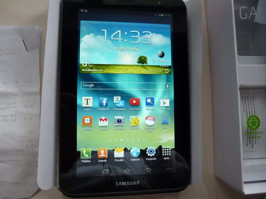 samsung galaxy tab 2 7.0 gt-p3100