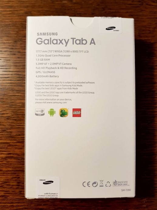 NOVO!!! Samsung Galaxy Tab A 7.0 Wi-Fi model SM-T280