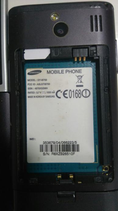 Samsung Omnia GT-I8700