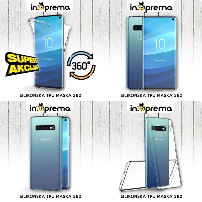 Samsung Galaxy S10 S Silinonska 360 obostrana maskica maska futrola