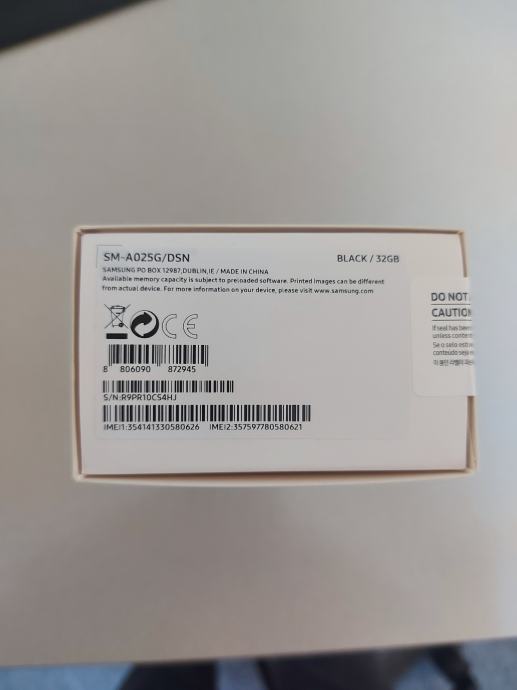 Mobitel Samsung Galaxy A02s crni dual SIM - račun, garancija