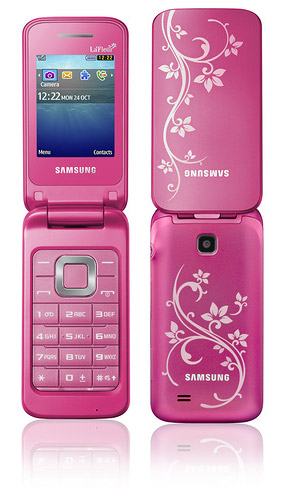 Samsung C3520 La Fleur rozi preklopni