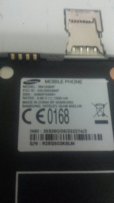 Samsung Galaxy Core Prime sm-g360f lte
