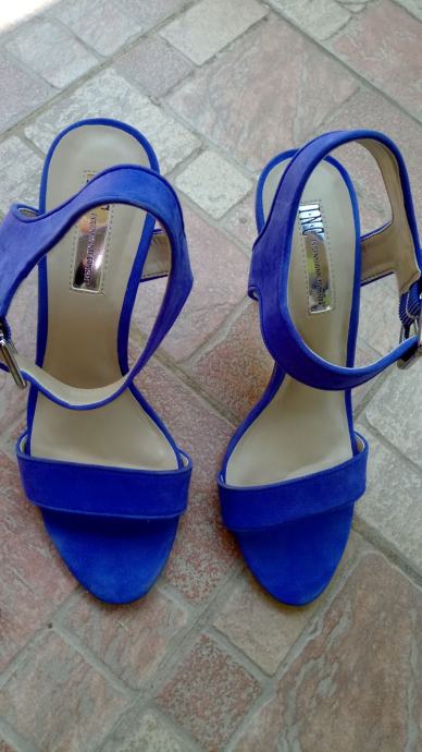 Sandale kraljevsko plave boje + torbica