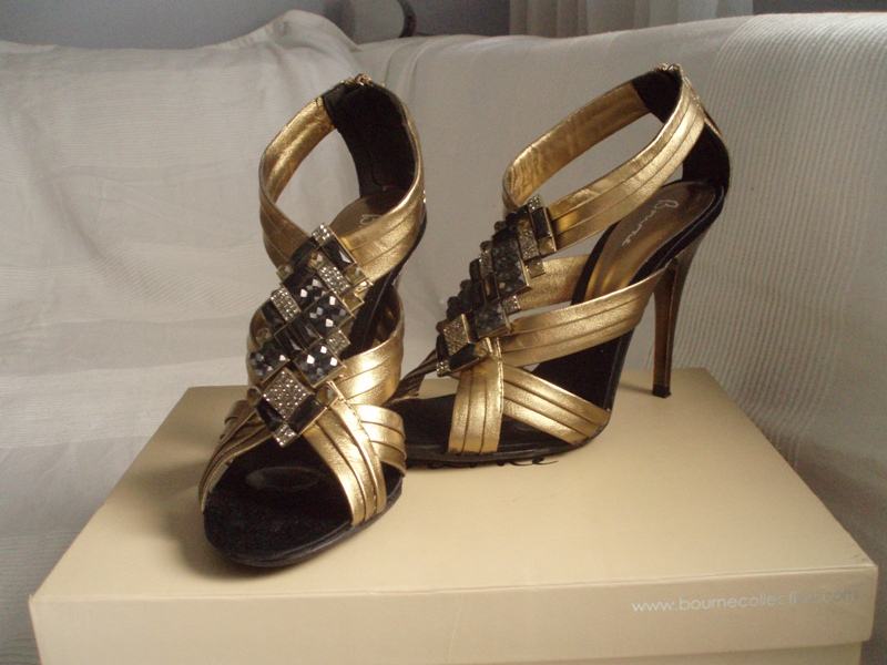 Svečane sandale, visoka potpetica br.39