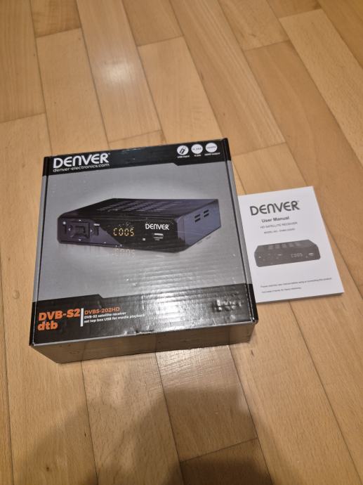 Denver HD USB DVBS-202H Satelitski S2 Prijemnik Receiver Resiver k nov