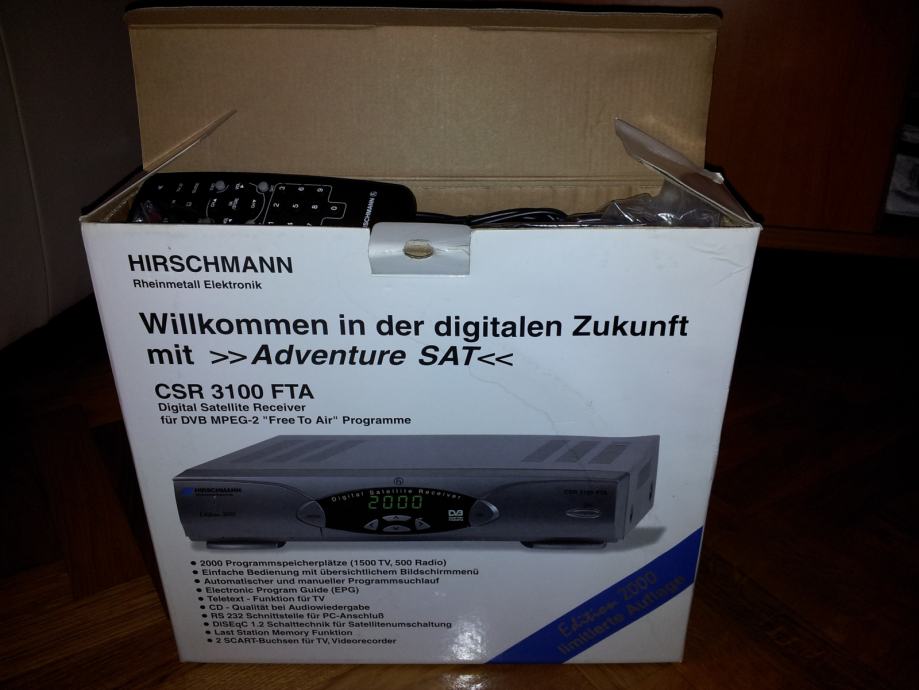Digitalni satelitski receiver Hirschmann
