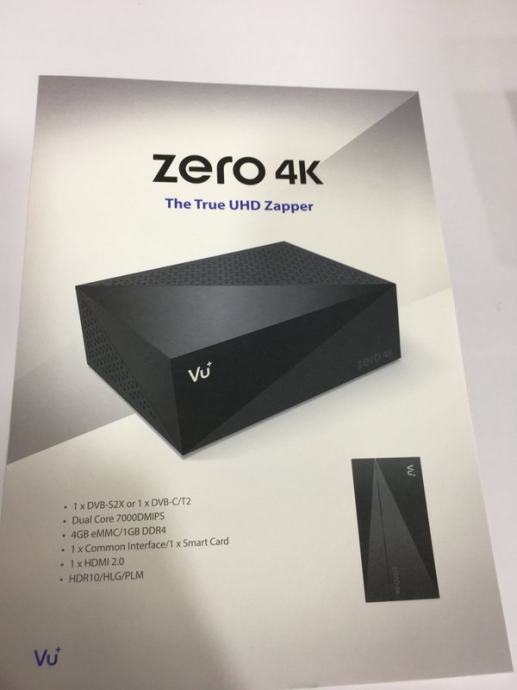 Vu+Zero 4K satelitski prijemnik