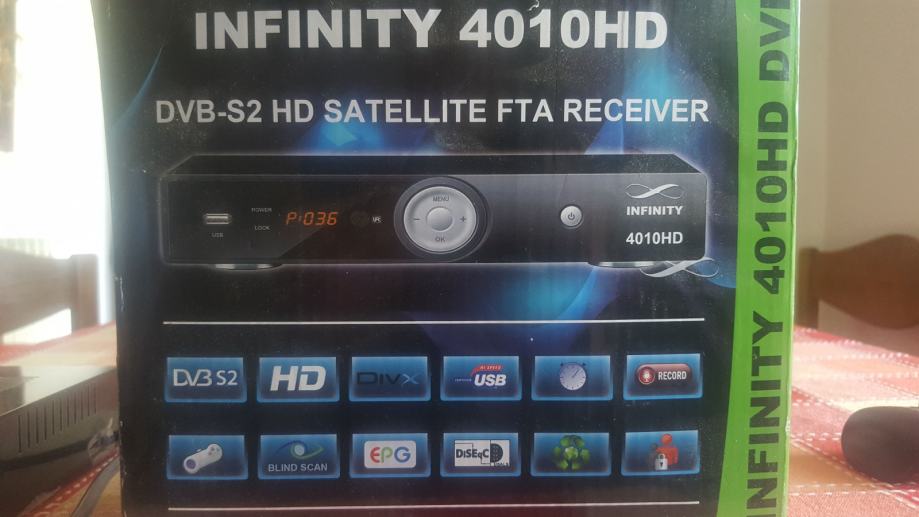 INFINITY 4010HD DVB-S2 satelitski receiver