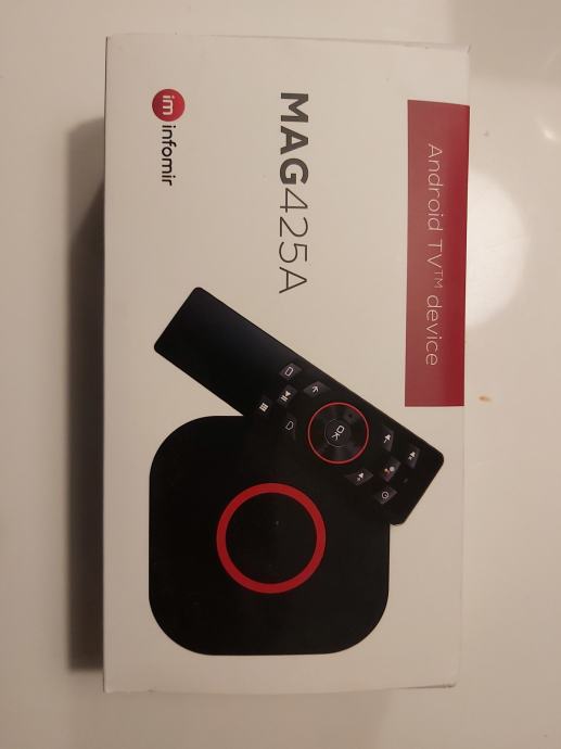 MAG 425A Android TV, IPTV HEVC 4K UHD