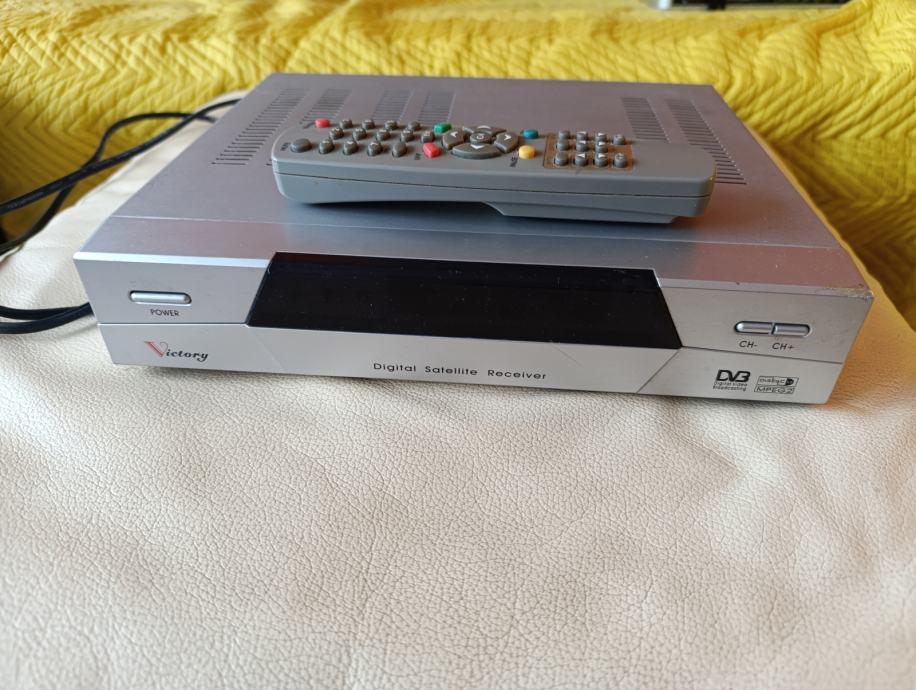 Victory satelitski digitalni receiver s daljinskim upravljačem