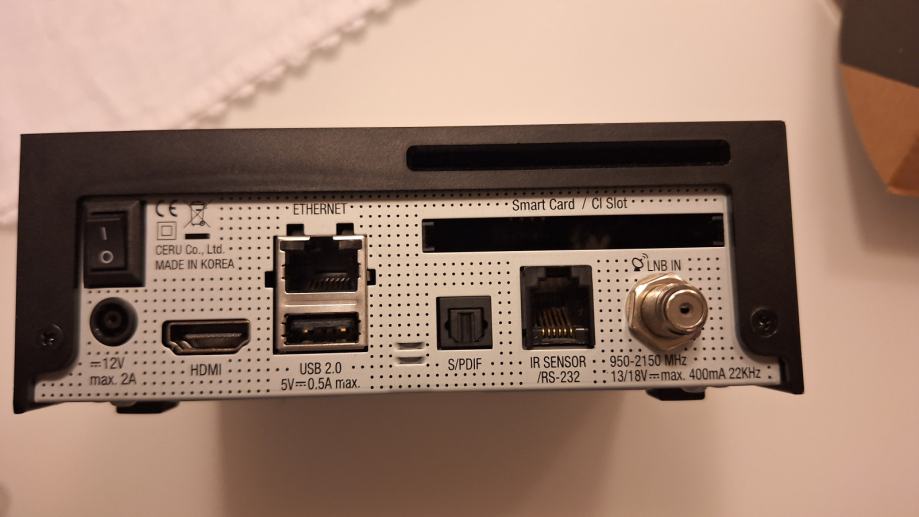 Vu+ ZERO 4K DVB-S2X UHD Satellite Receiver