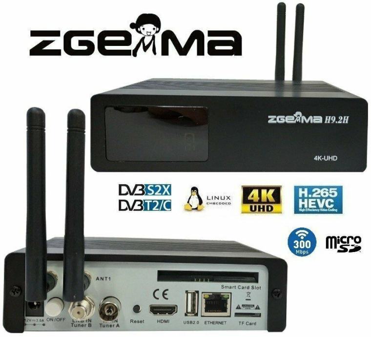 Zgemma H9.2H Combo/4k