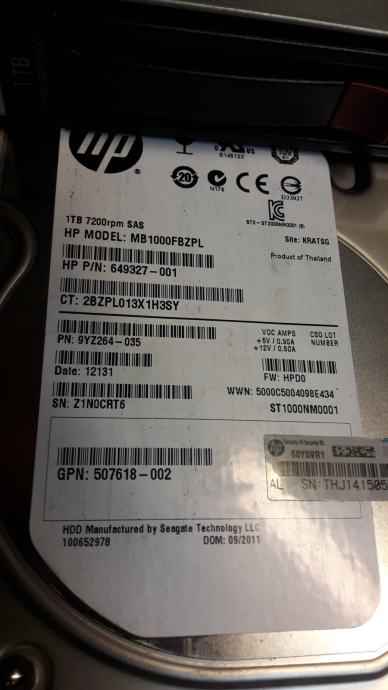 HPE StorageWorks X1600 G2 12TB SAS 3,5 > max. 192TB