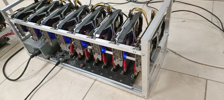NEOXA - SERO - FLUX - RAVENCOIN - MINING RIG z 8 * RTX 2060
