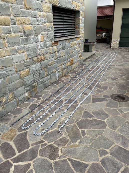 Kalibrirani 8mm lanac pocinčani 40m