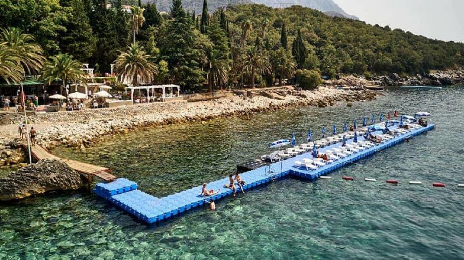 Ponton, pontonske kocke, pristaništa za brodove i barke