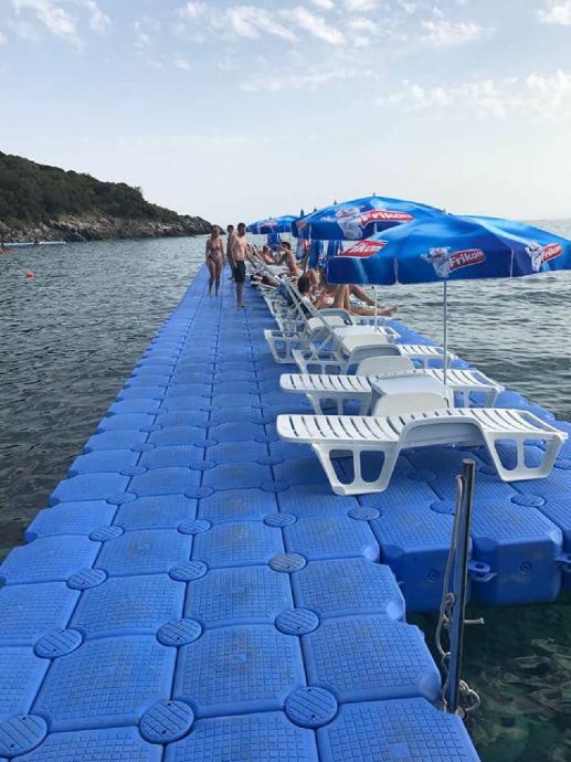 Ponton, pontonske kocke, pristaništa za brodove i barke