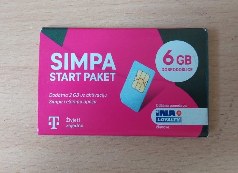 Sim kartica broj T com 099