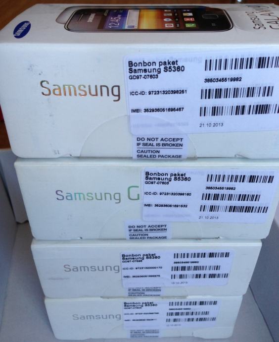 Samsung Galaxy Young 2 GB memory kartica, novi nekorišteni, sve mreže