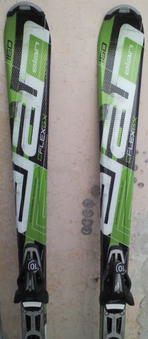SKI SET E FLEX GX + EL 10 (skije i vezovi) & PANCERICE, ŠTAPOVI