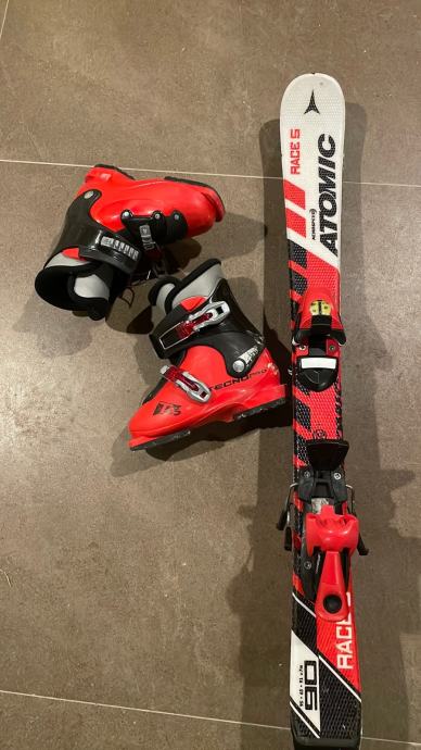 Skije Atomic 90 cm plus pancerice Tecno 240 mm