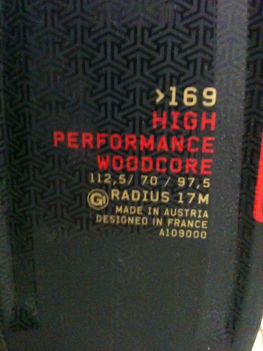 Skije Dynamic VR27 LT limited, 169 cm, sa vezovima Atomic, NOVE!