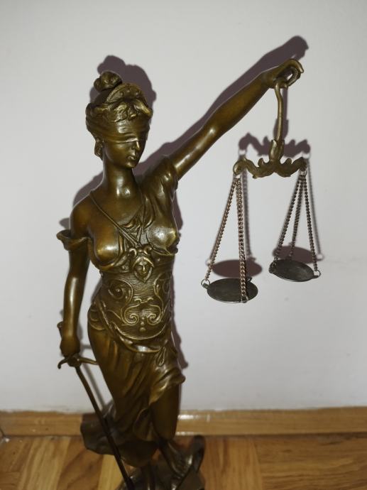 Božica pravde Justicija cca 44CM