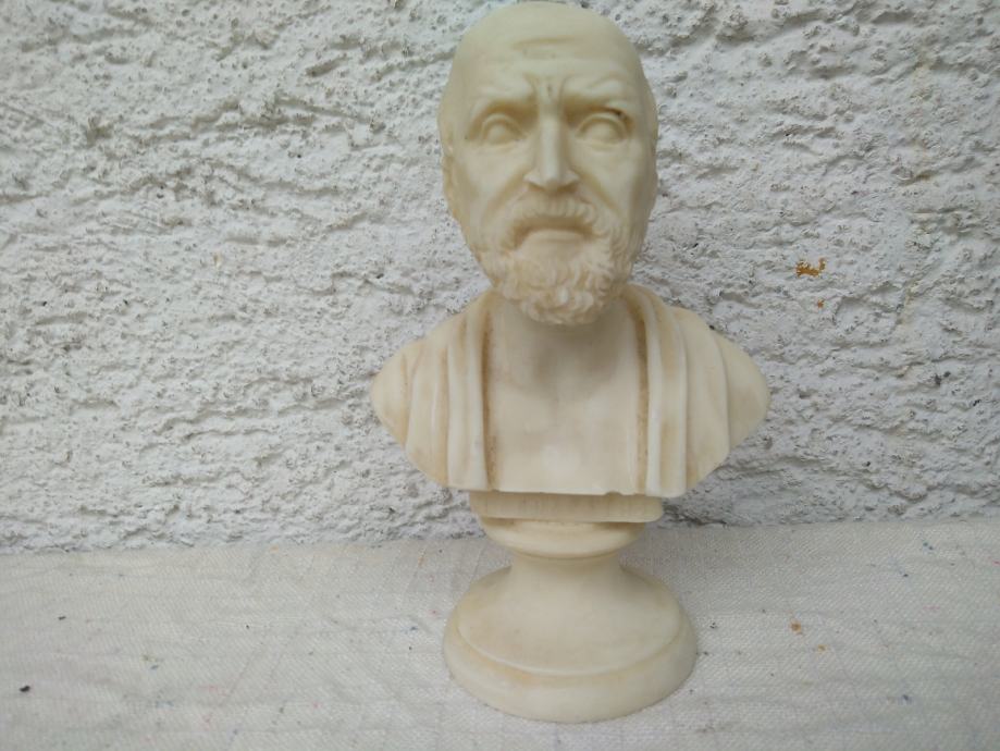 Hipokrat figura GI KAY hand made alabaster