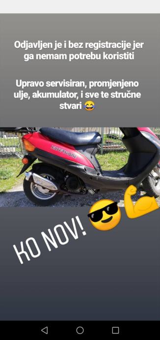 SKUTER MOPED Sanli SL 50 QT-8 50 cm3, 2009 god.