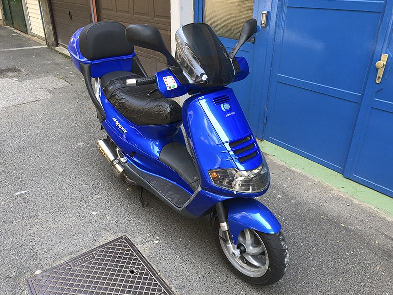 Piaggio skipper 150 cm3, s Mallossievim kitom od 187 cm3, 2001 god.