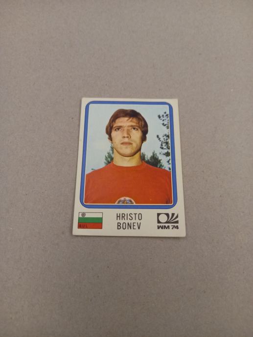 019. Sličica Minhen 74 PANINI - Hristo Bonev - Bulgaria - Br. 260