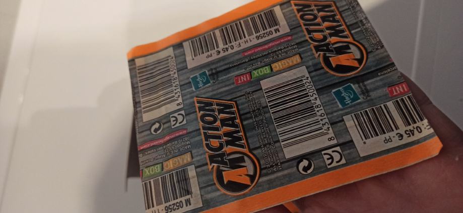 Action Man sticker box 50 paketića