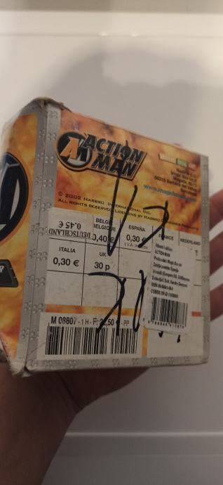 Action Man sticker box 50 paketića