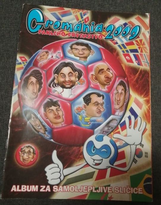 ALBUM CROMANIA 2009 ONE2PLAY - PRAZAN ALBUM za sličice rukomet pakleno