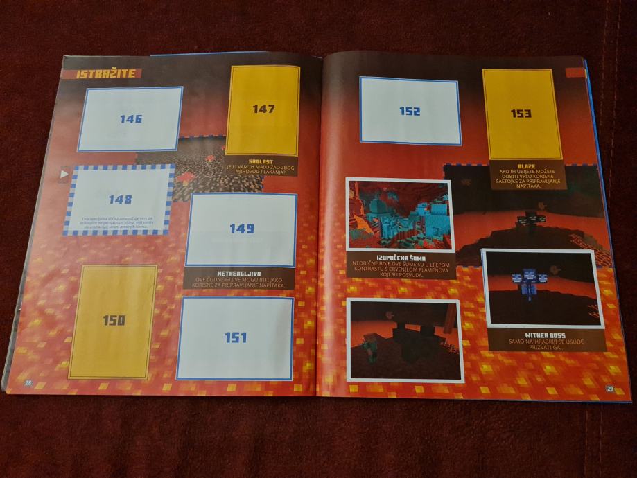 Album za sličice Minecraft - Treasure Sticker Album - 77/256
