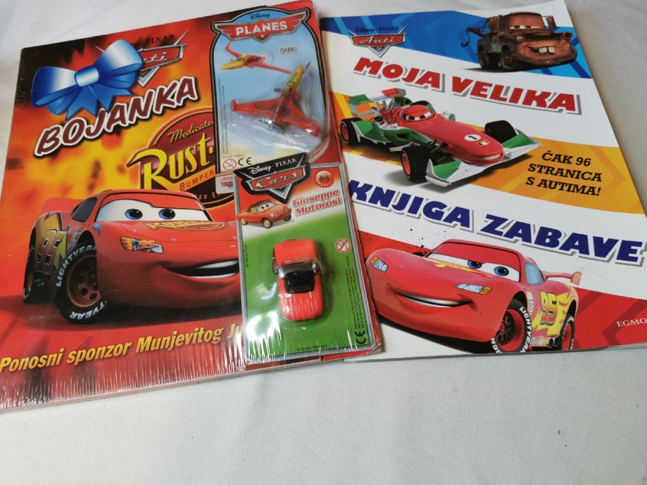 Cars (Auti) Bojanke sa poklon figuricama Cars and Planes za 50 Kn!!