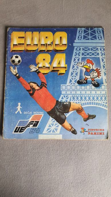 Euro 84 UEFA Panini album, popunjen, original