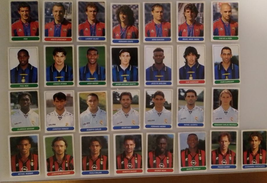 EUROPEAN FOOTBALL STARS SLIČICE