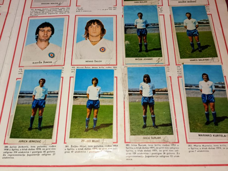 Fudbaleri i timovi 1974/75 - album za sličice