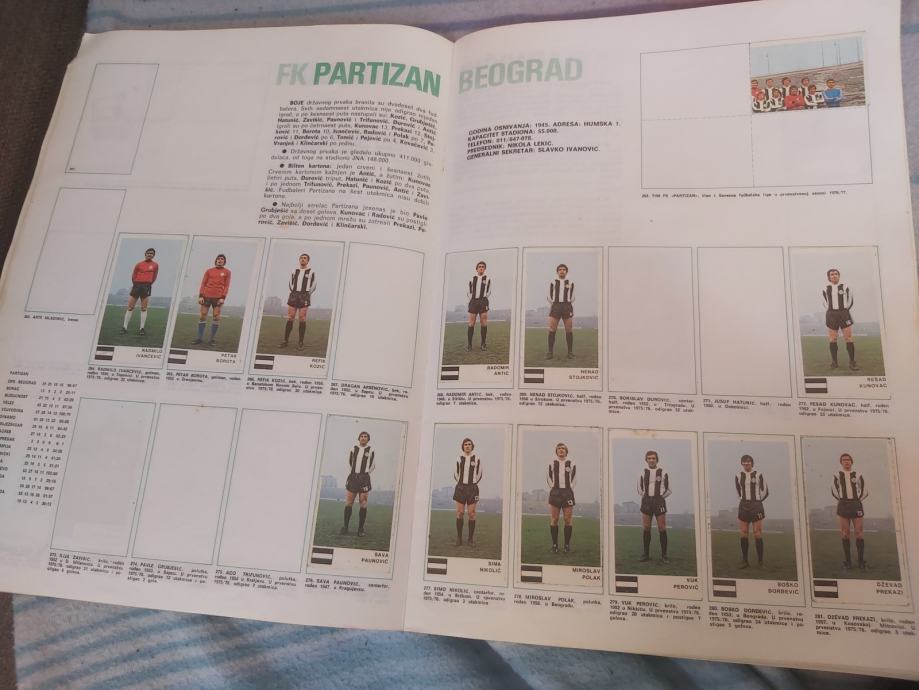 FUDBALERI I TIMOVI 76/77 ALBUM