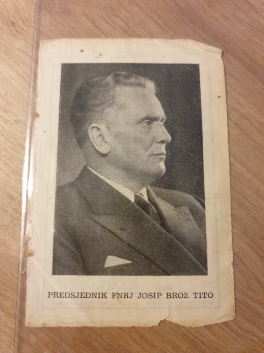 Kalendar 1957 džepni Josip Broz Tito